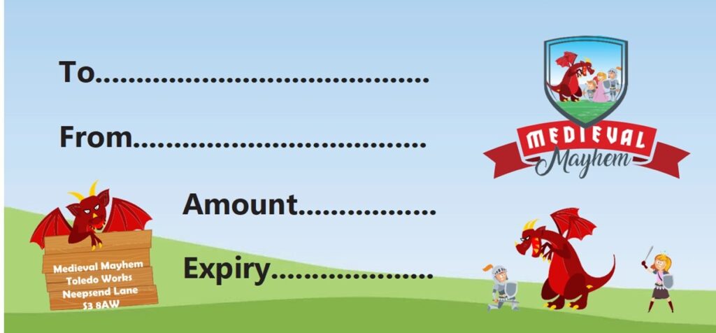 £25 Gift Voucher – Medieval Mayhem